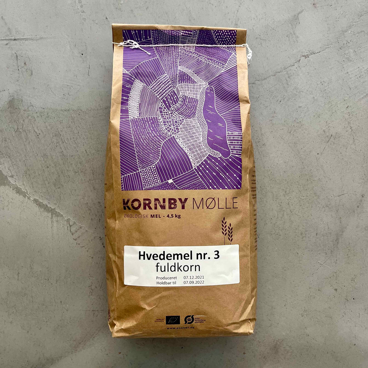 Hvedemel nr. 3, fuldkorn og økologisk– Byens Landhandel